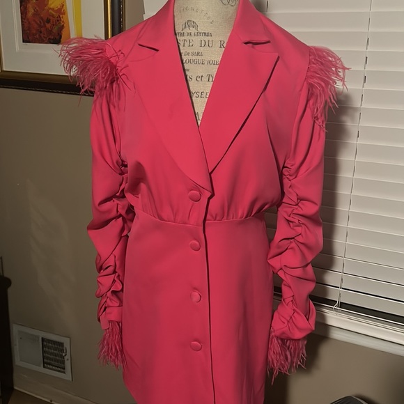 Dream architect | Dresses | Dream Architect Hot Pink Tuxedo Dress Large ...